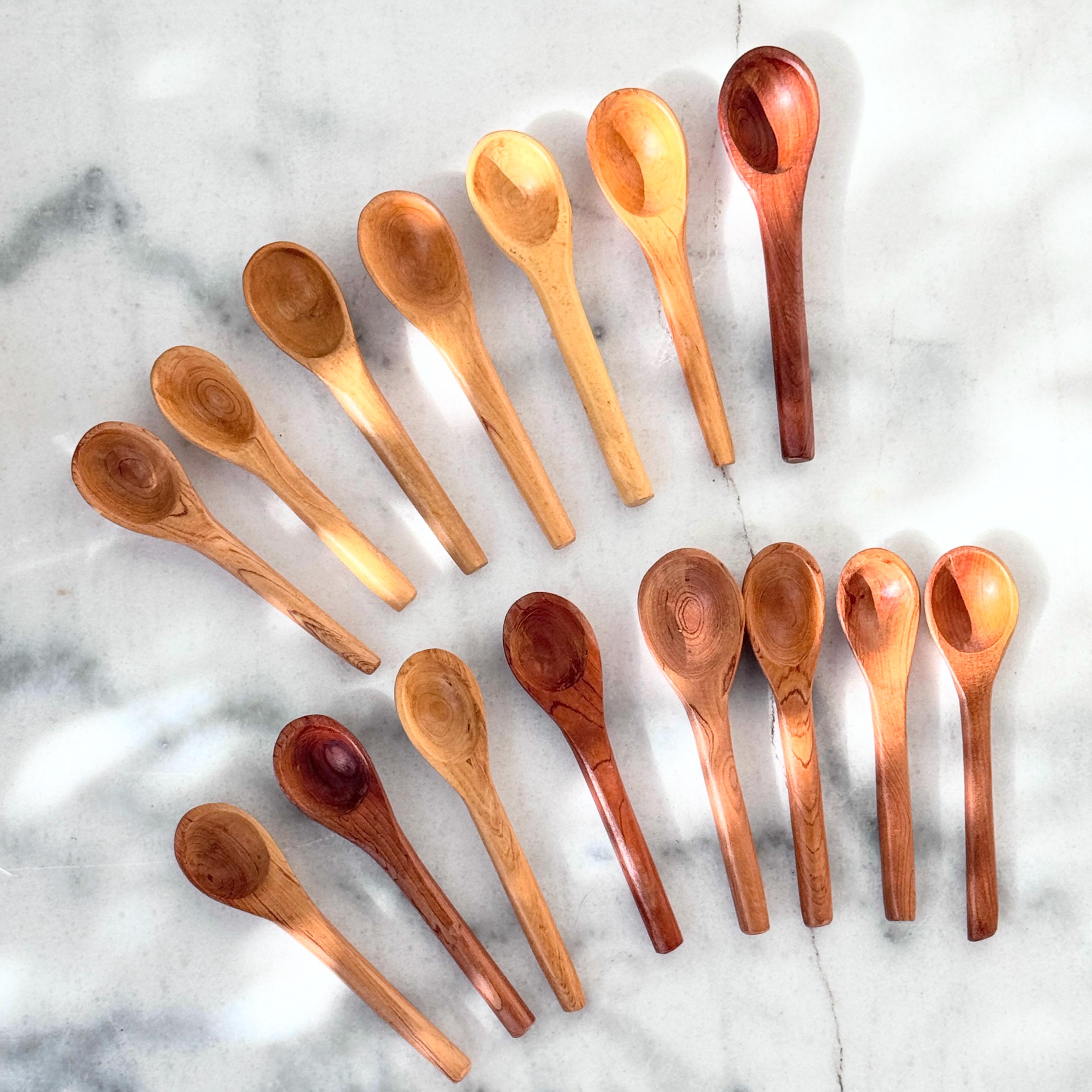 Hand Carved Small Wooden Spoons - Etsy