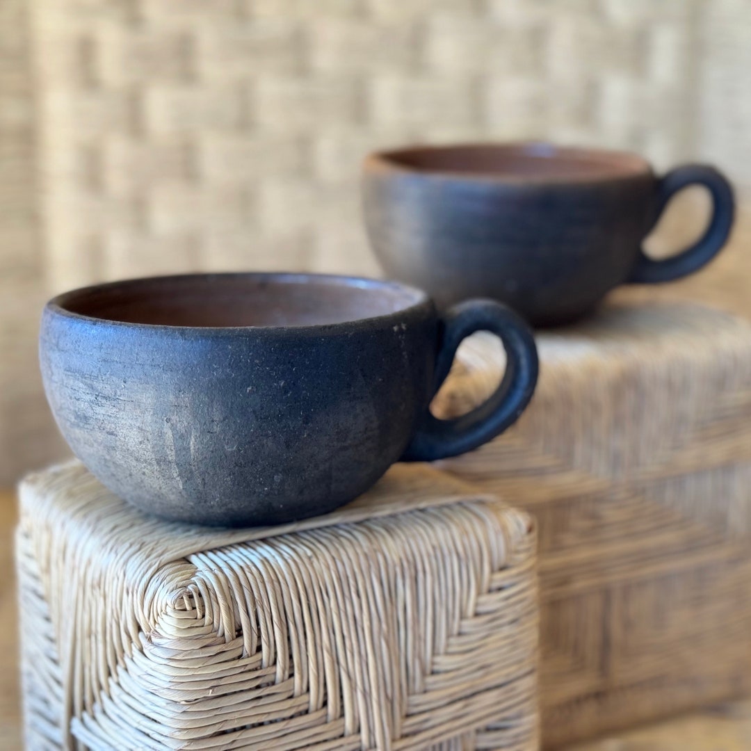 Handmade Mexican Indigenous Ceramic Barro Coffee Cups Mugs - Etsy
