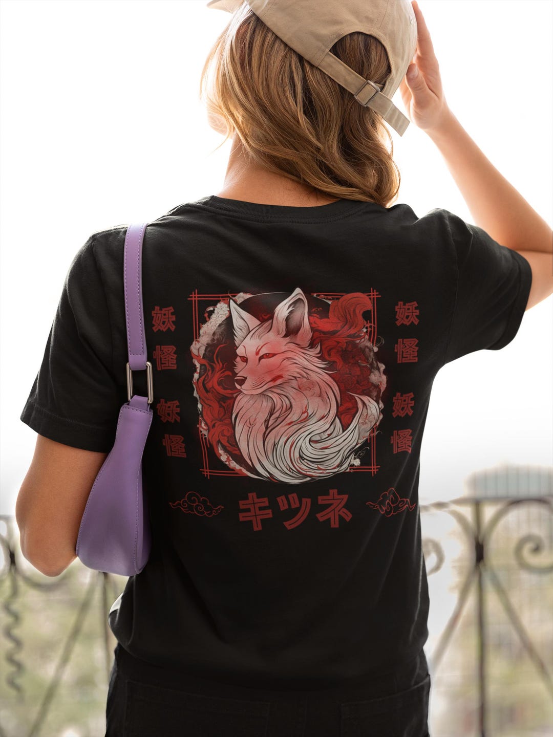 Aesthetic Japanese Kitsune Streetwear, Unisex Vintage Harajuku Shirt ...