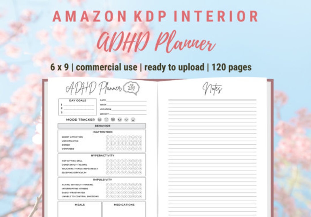 Adhd Planner, Adhd Digital Planner, Adhd Daily Planner, Adhd Planner ...