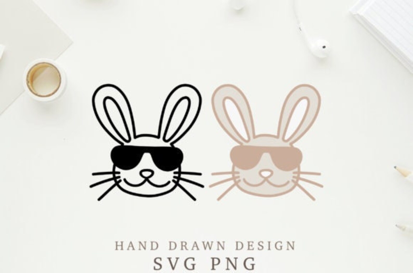 Rabbit Face BUNNY SVG Layered Bunny Svg Rabbit Face Png | Etsy