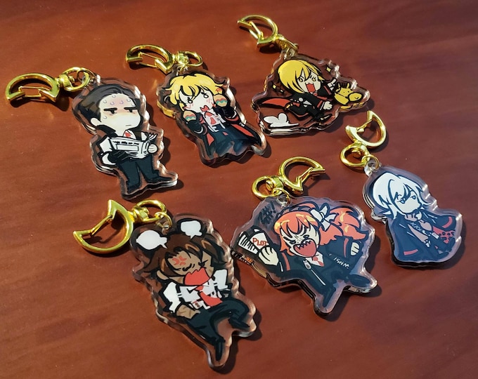 Limbus Company Silly Sinners Keychains Set A - Etsy