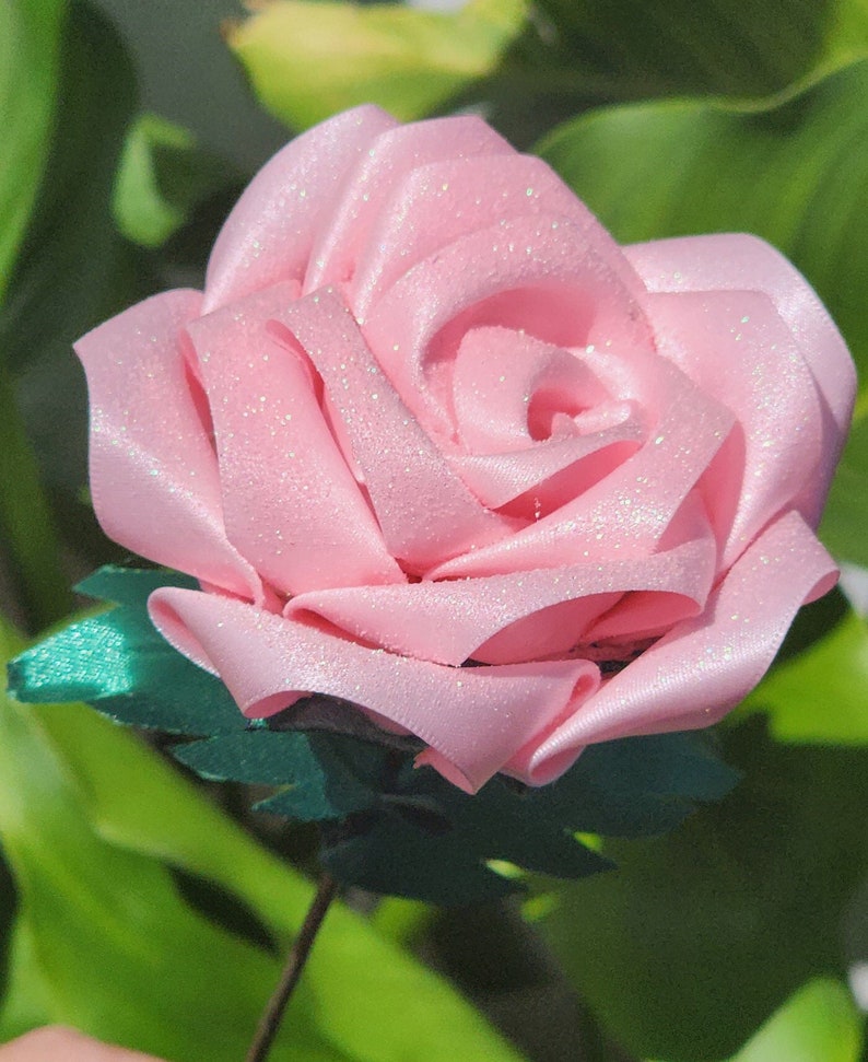 Light up Single Ribbon Roses/floral - Etsy