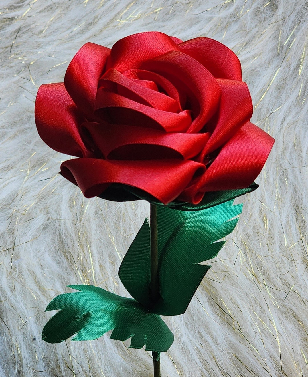 Light up Single Ribbon Roses/floral - Etsy