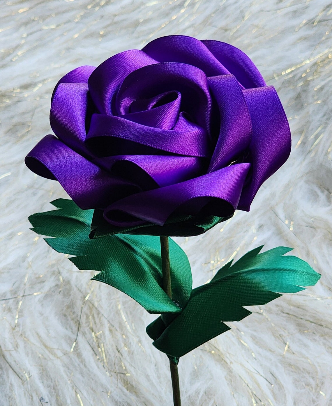Light up Single Ribbon Roses/floral - Etsy