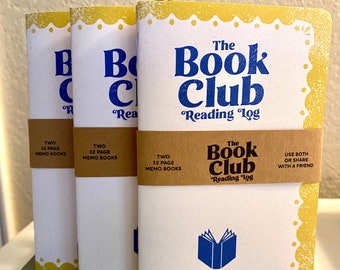 Book Club Journal Book Club Log Reading Journal Reading | Etsy