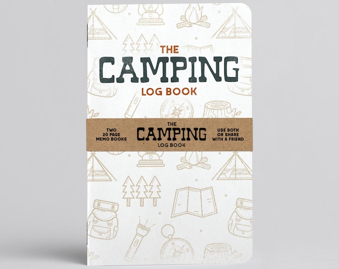 Camping Guide Notebook Outdoor Log Book Rv Tent Camping - Etsy