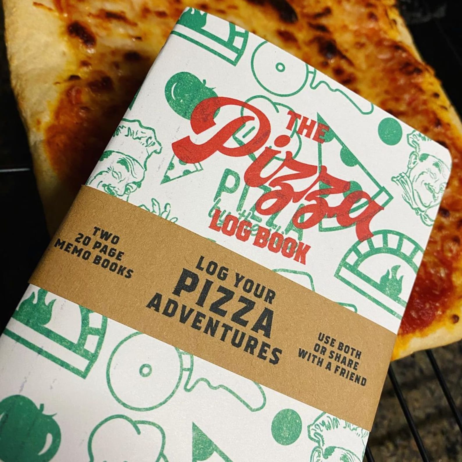 Pizza Review Book Pizza Party Journal Notebooks Unique - Etsy