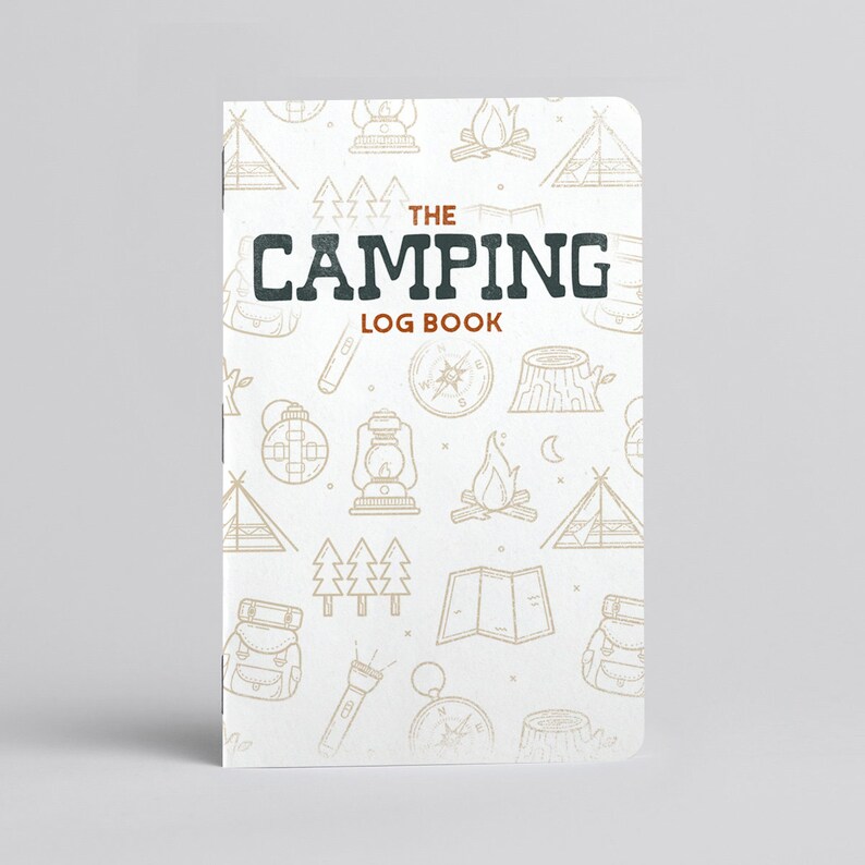Camping Guide Notebook, Outdoor Log Book, Rv, Tent, Camping Review Book ...