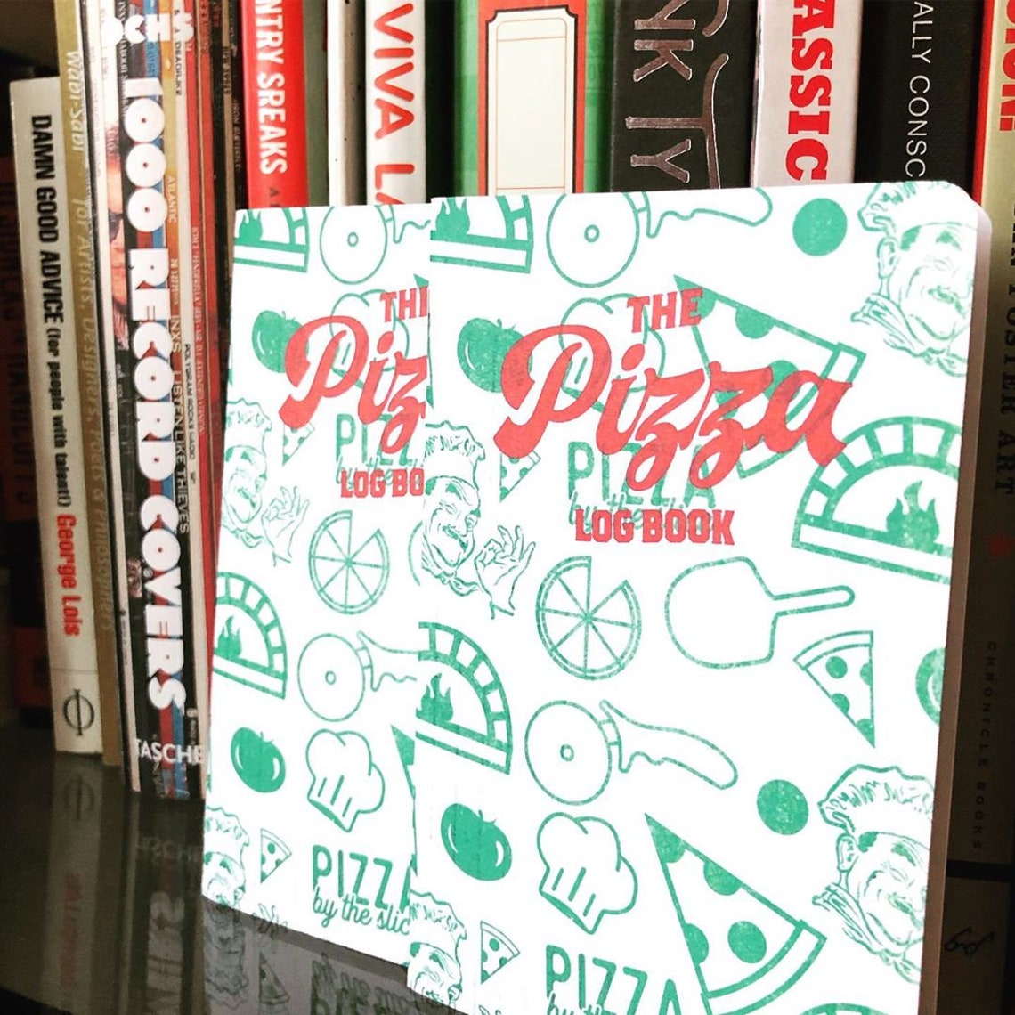 Pizza Review Book Pizza Party Journal Notebooks Unique - Etsy