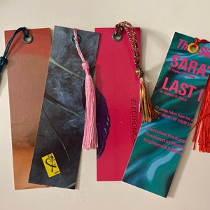 Vintage Vinyl Bookmark, Vintage Bookmark, Music Lover, Album Cover ...
