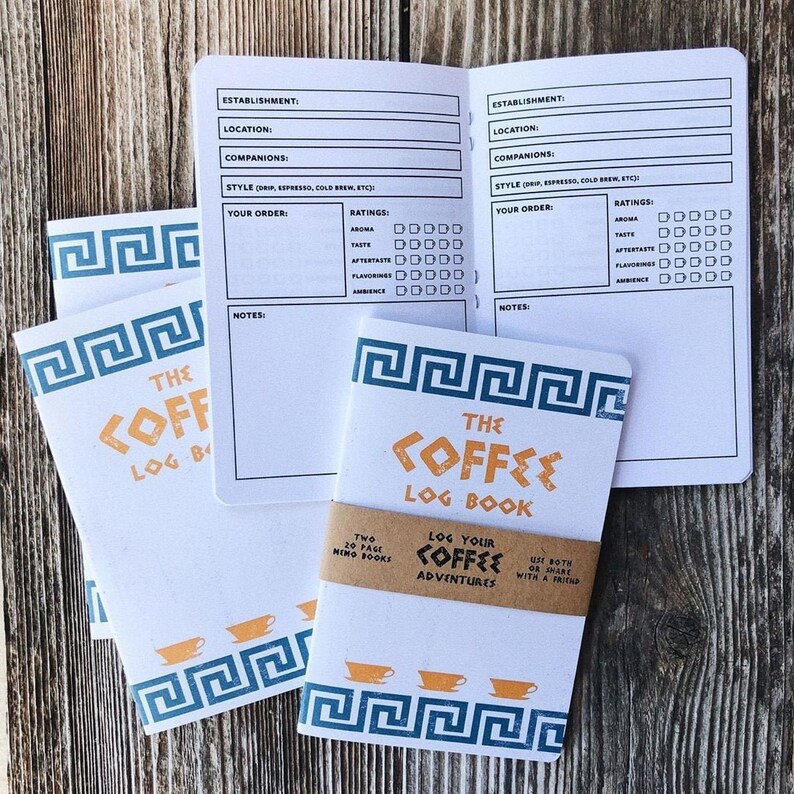 Coffee Tasting Journal Coffee Book Coffee Logbook Coffee - Etsy