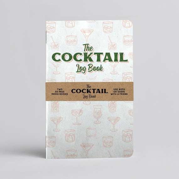 Cocktail Tasting Journal Cocktail Recipe Book Cocktail Book | Etsy