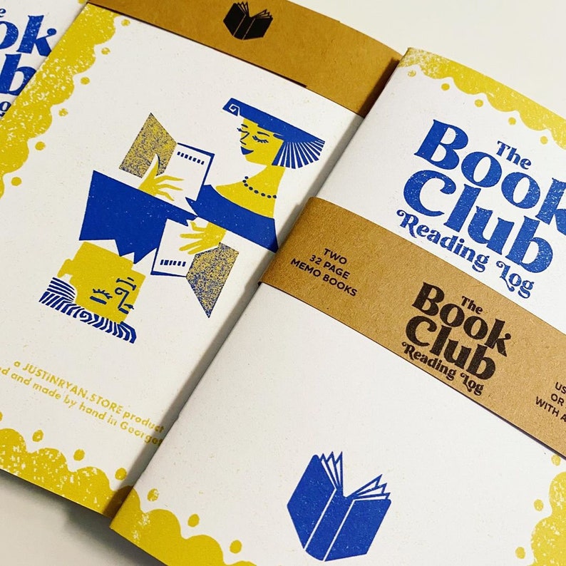 Book Club Journal Book Club Log Reading Journal Reading - Etsy