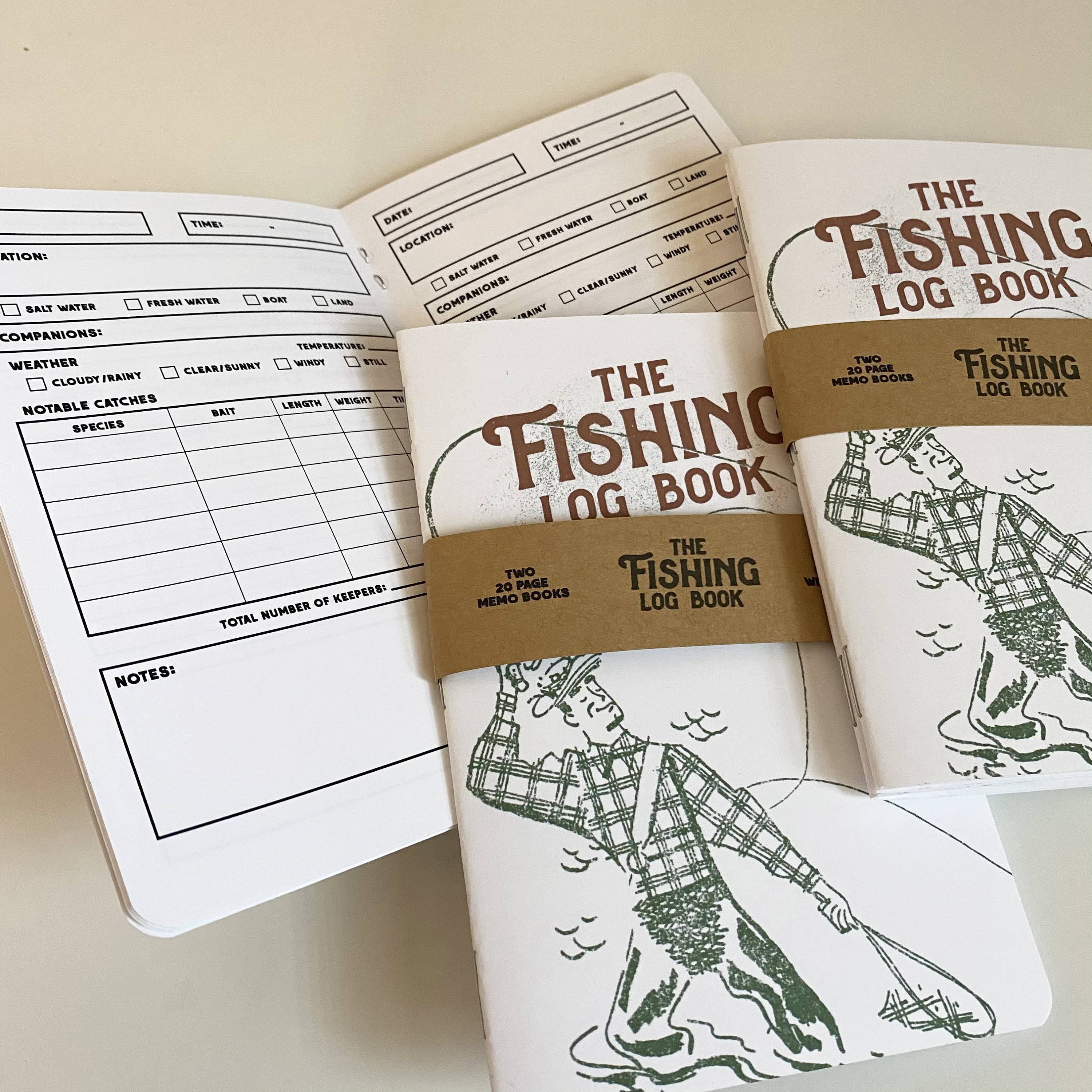 Fishing Log Notebook Fishing Guide Book Record Your Catch | Etsy