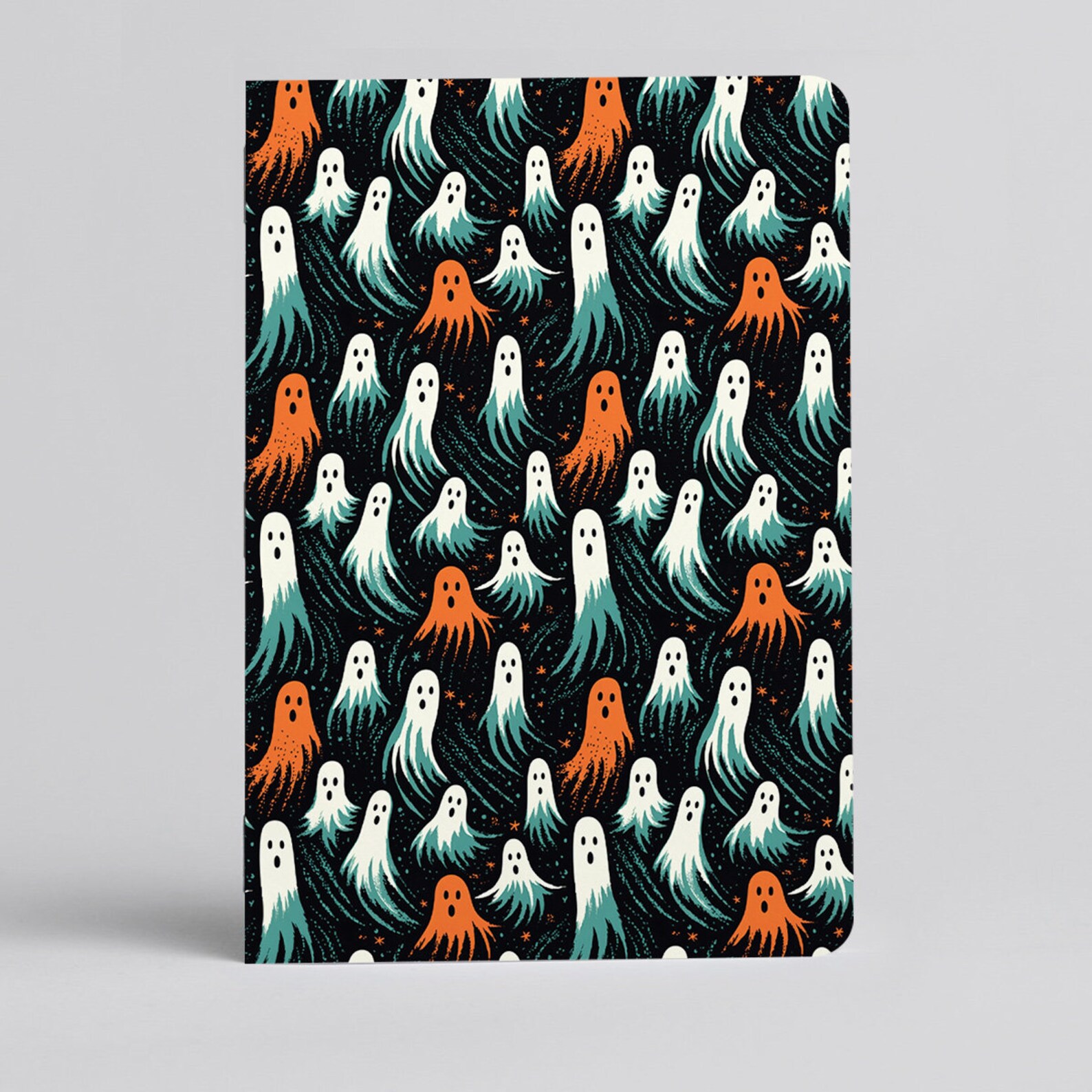 Ghost Pocket Notebook, Cute Ghost Journal, Halloween Spooky Season ...