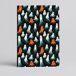 Ghost Pocket Notebook, Cute Ghost Journal, Halloween Spooky Season ...