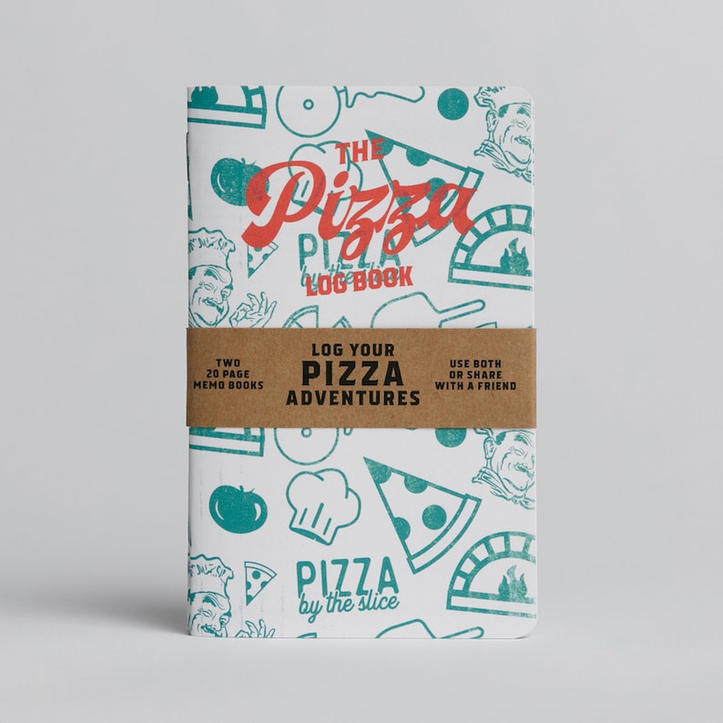 Pizza Review Book Pizza Party Journal Notebooks Unique - Etsy