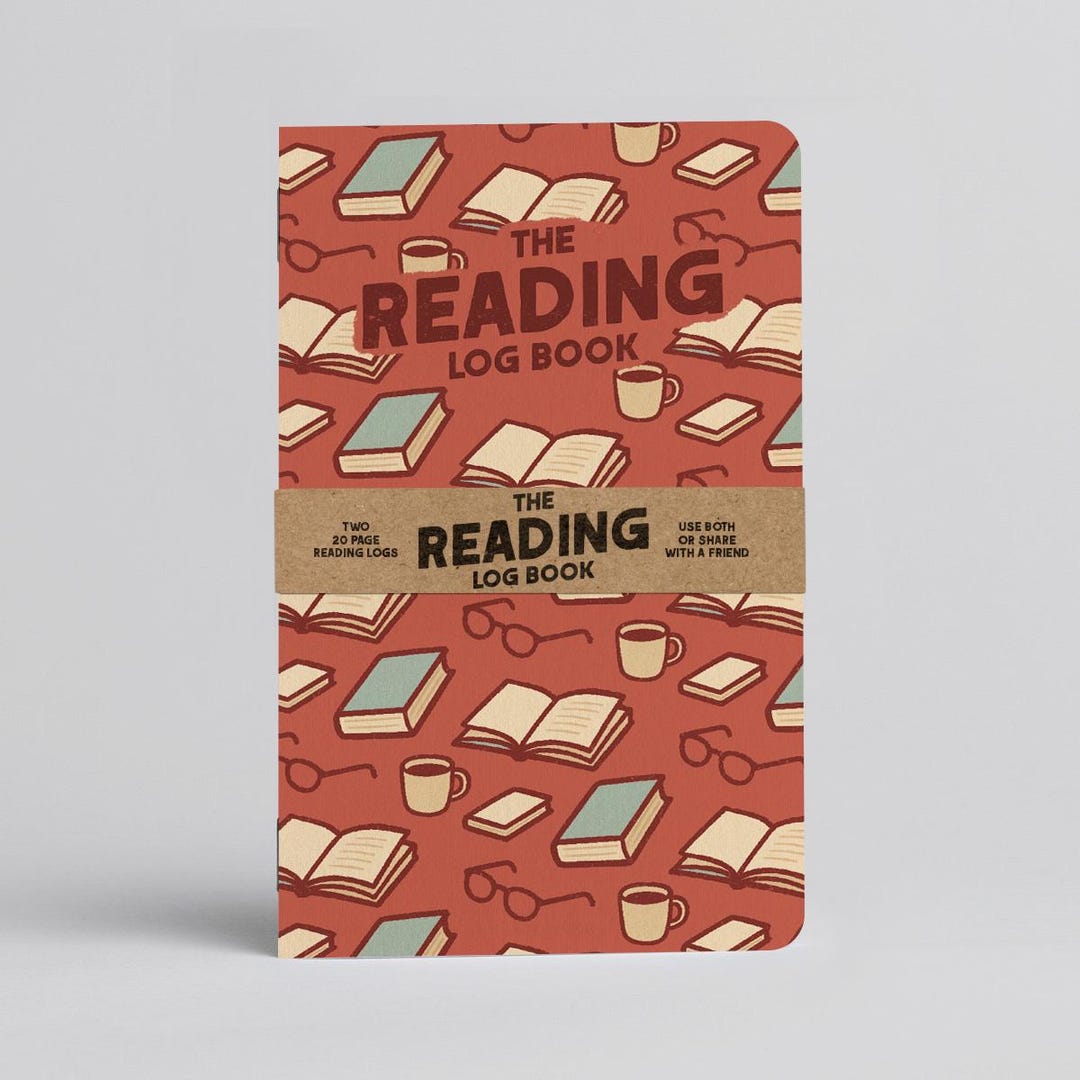 Reading Log Book | Book Tracker Journal | Reading Challenge Planner ...