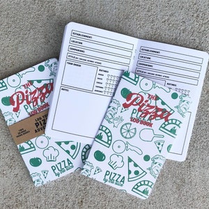 Pizza Review Book, Pizza Journal, Restaurant Journal, Pizza Tasting ...