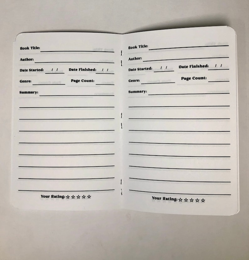 Book Club Journal Bulk Book Club Log Reading Journal - Etsy