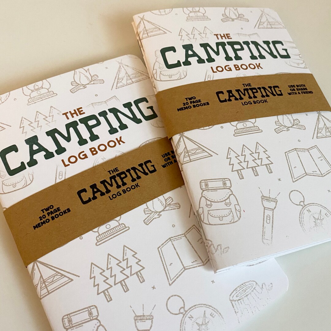 Camping Notebook, Outdoor Log Book, Rv Guide, Tent, Outdoor Guide ...
