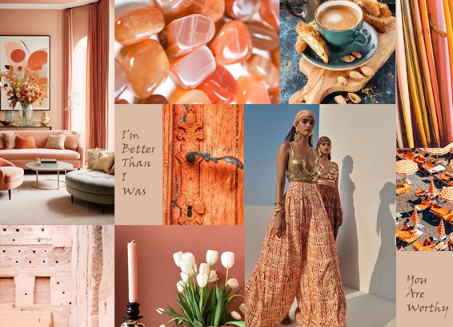 Peachy Keen Serendipity，peach Aesthetic Desktop Wallpaper, Lofi Desktop ...