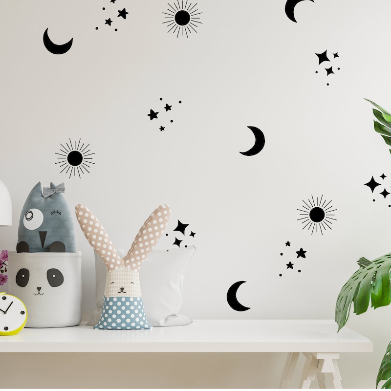 Celestial Wall Decals - Etsy