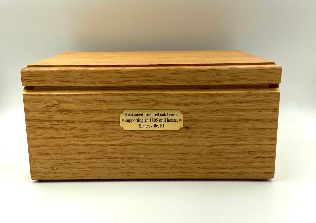 Reclaimed Red Oak Cigar Humidor HS 3 - Etsy