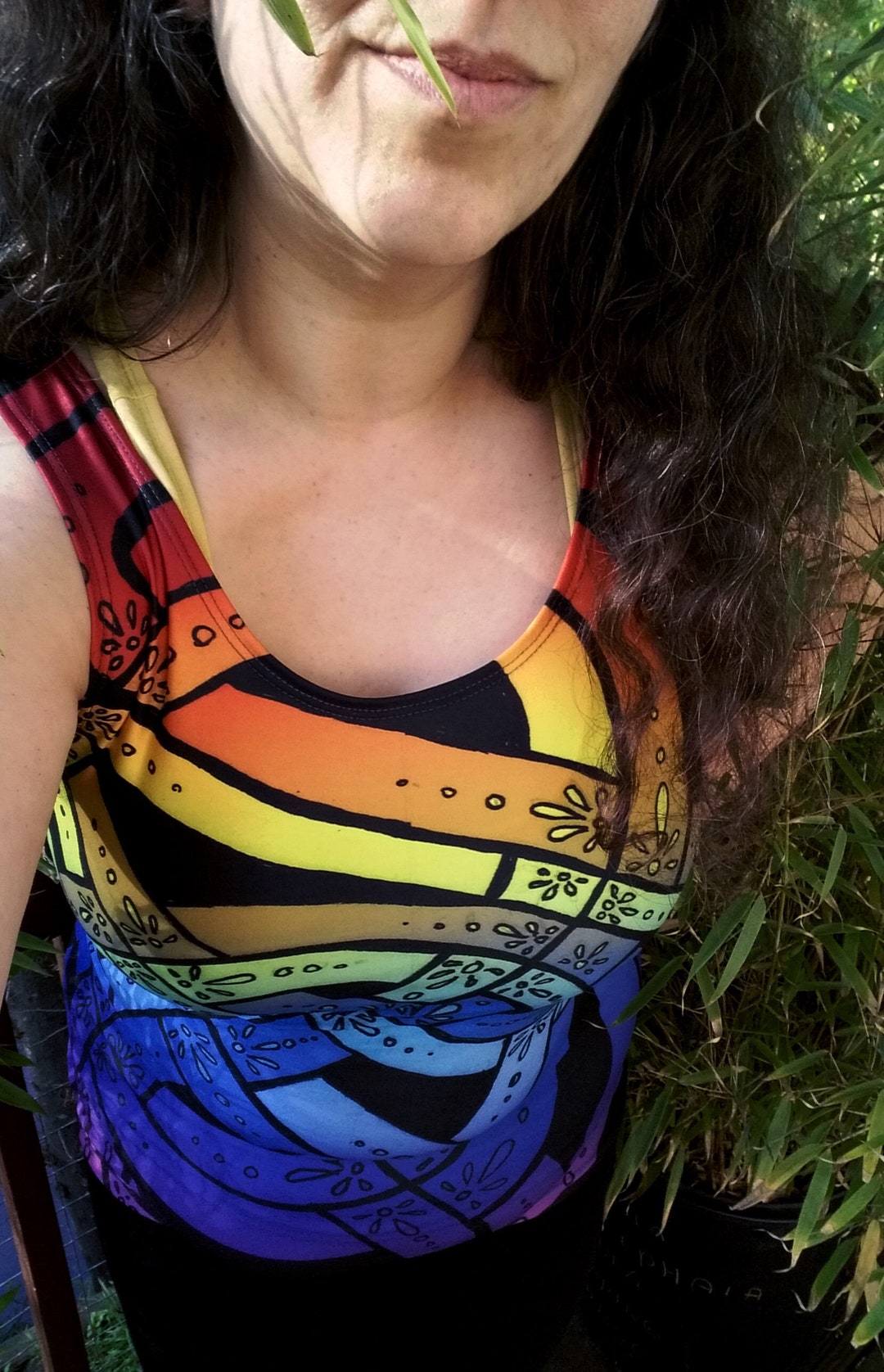 Rainbow Ombre Celtic Knot Tank Top, Festival Wear - Etsy