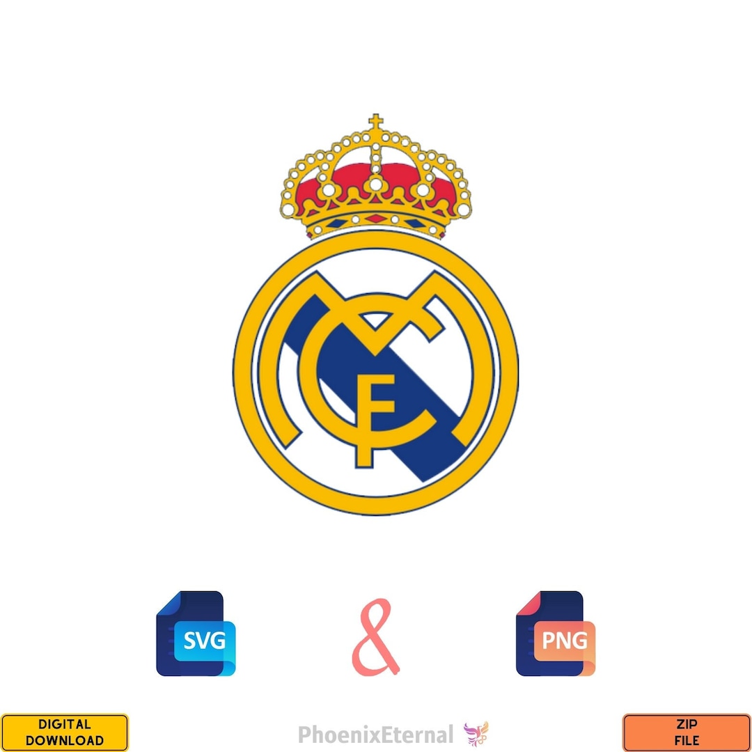 Real Madrid Svg&png Digital Files Vector Circut Cut Files Print ...