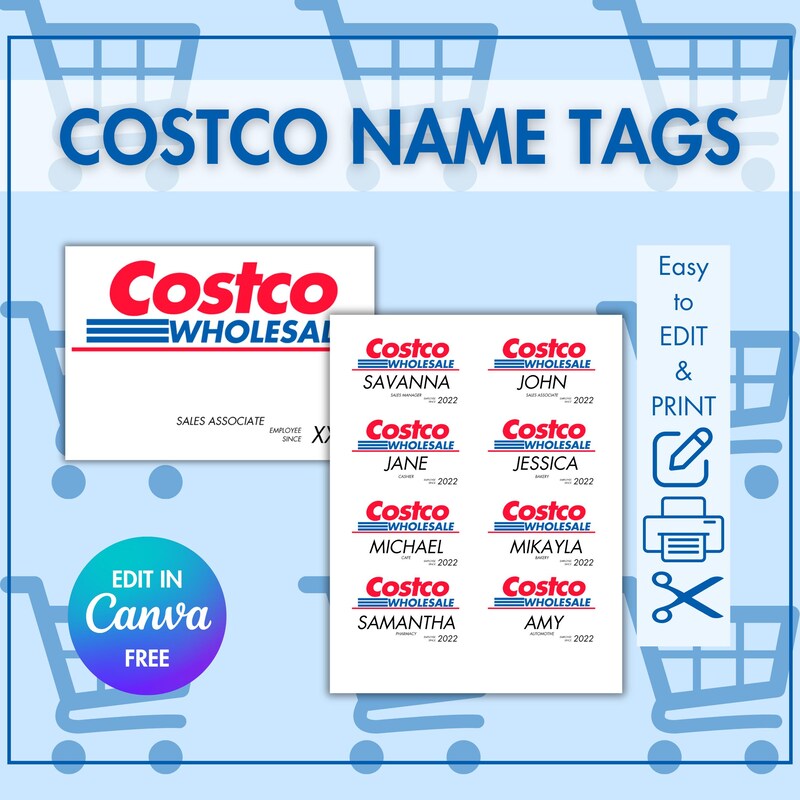 Halloween Name Tags Canva - Etsy