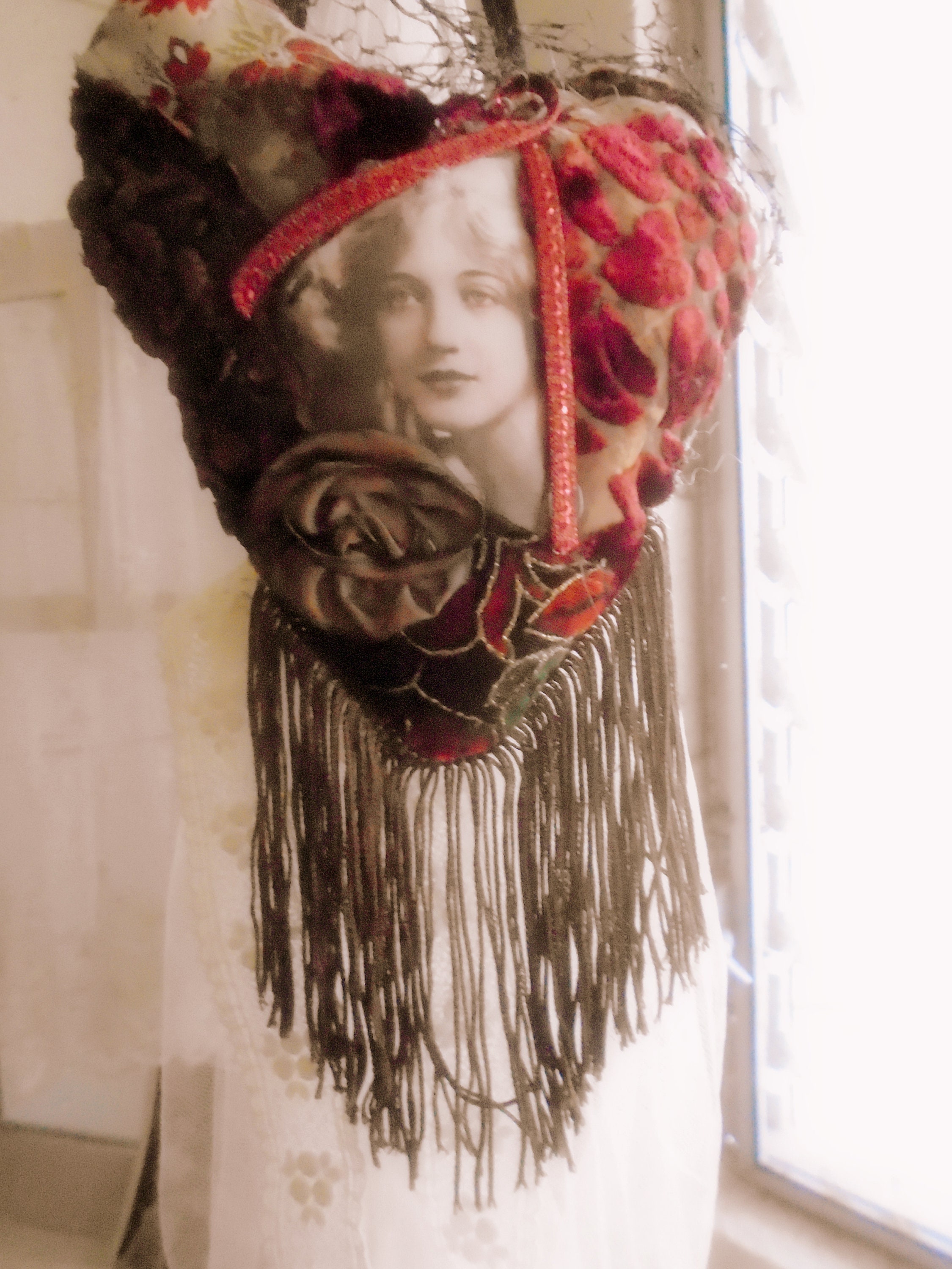Velvet Heart to Hang - Etsy