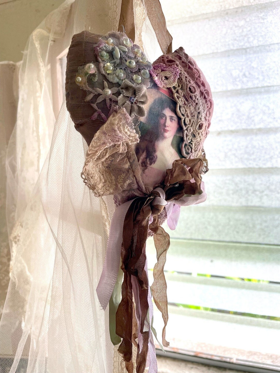 Hanging Heart With Tassel - Etsy