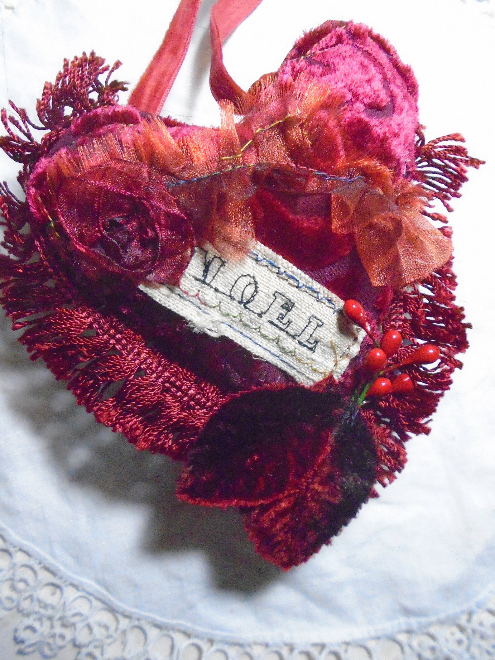 Red Velvet Heart - Etsy