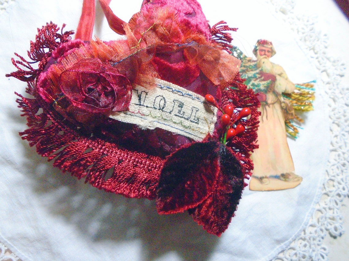 Red Velvet Heart - Etsy