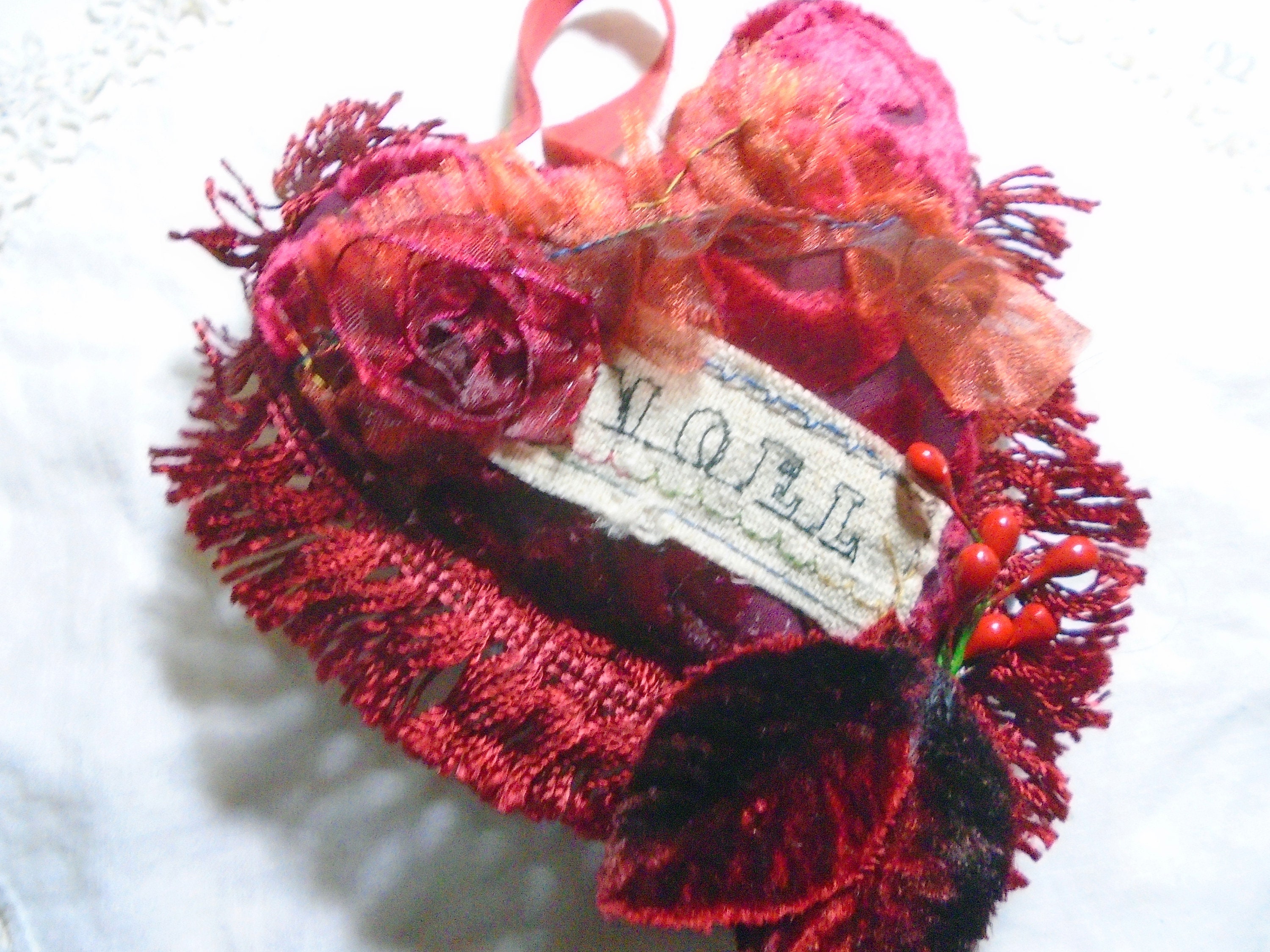 Red Velvet Heart - Etsy