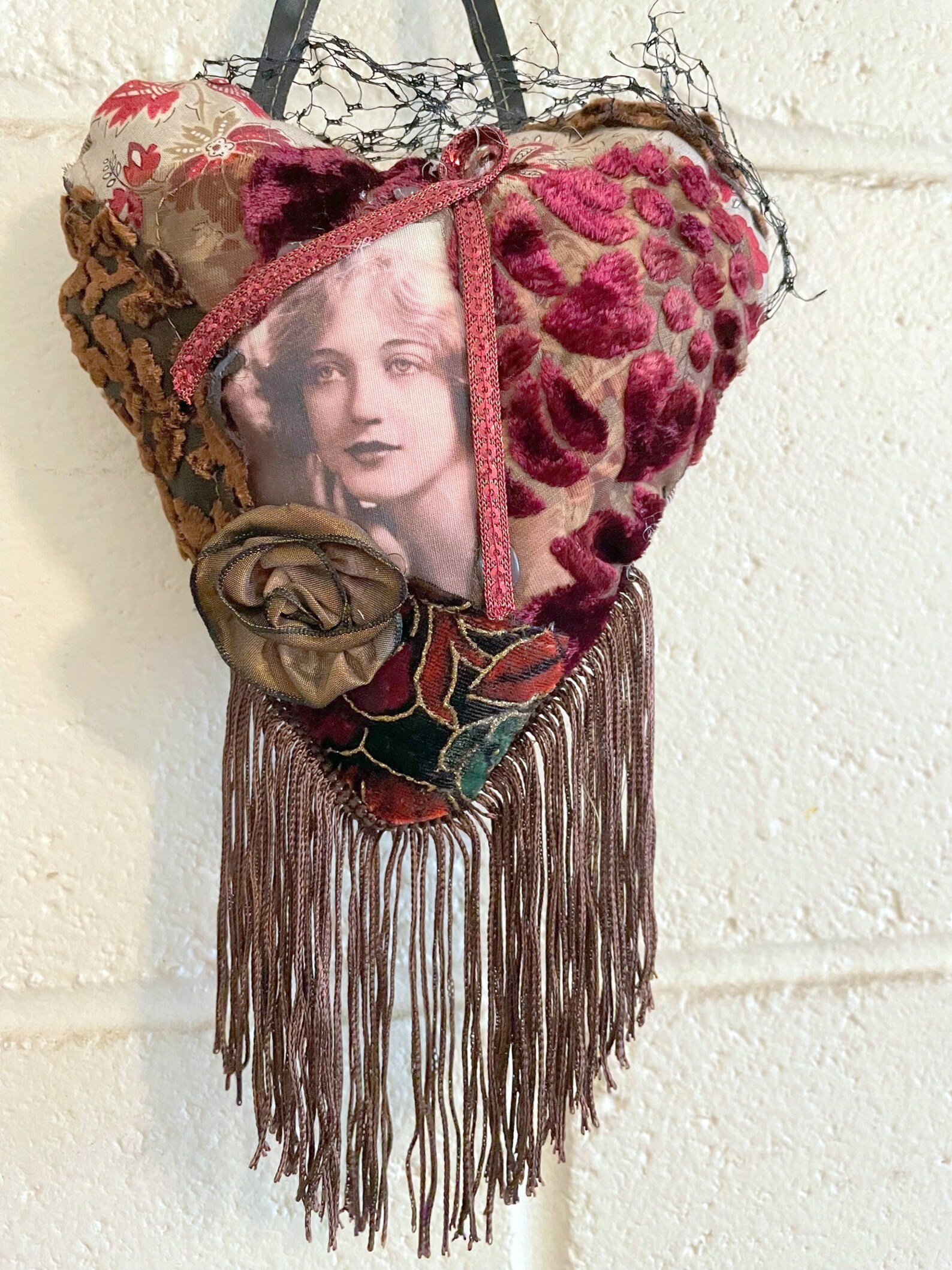 Velvet Heart to Hang - Etsy