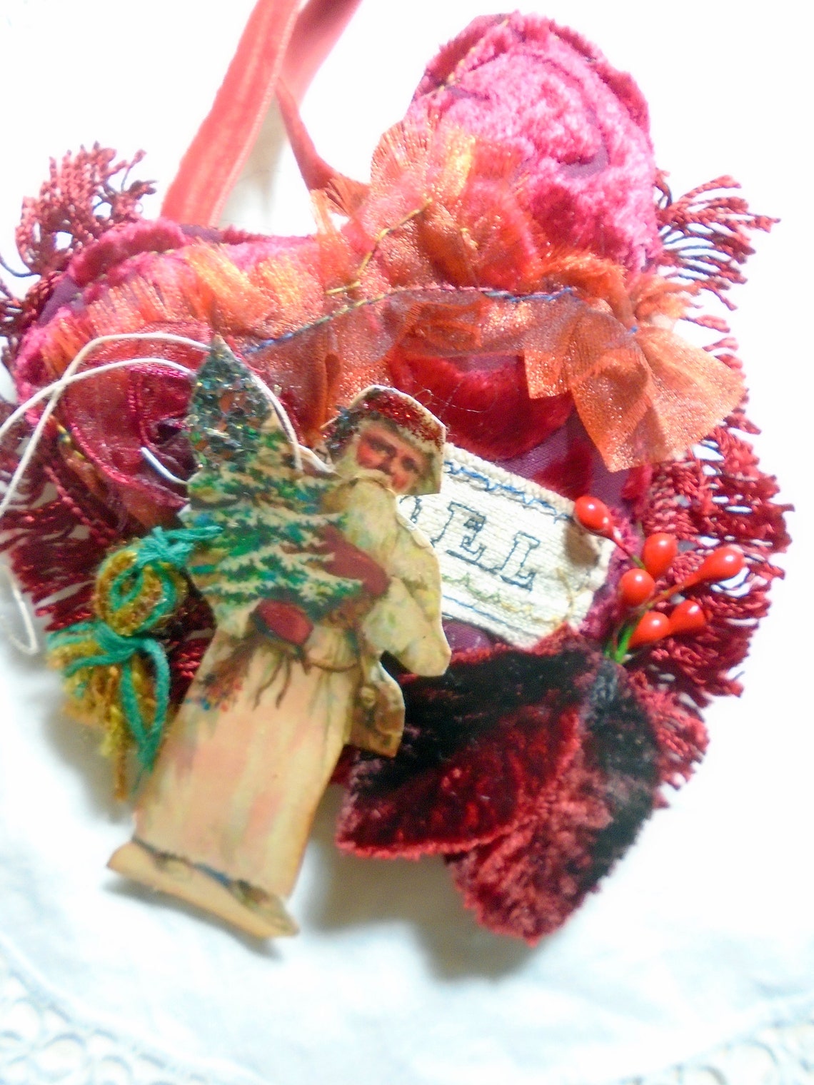 Red Velvet Heart - Etsy