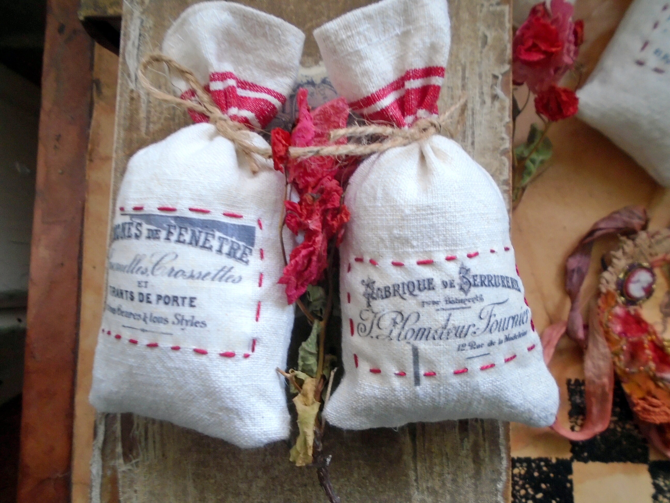 Two Grain Sac Sachets - Etsy