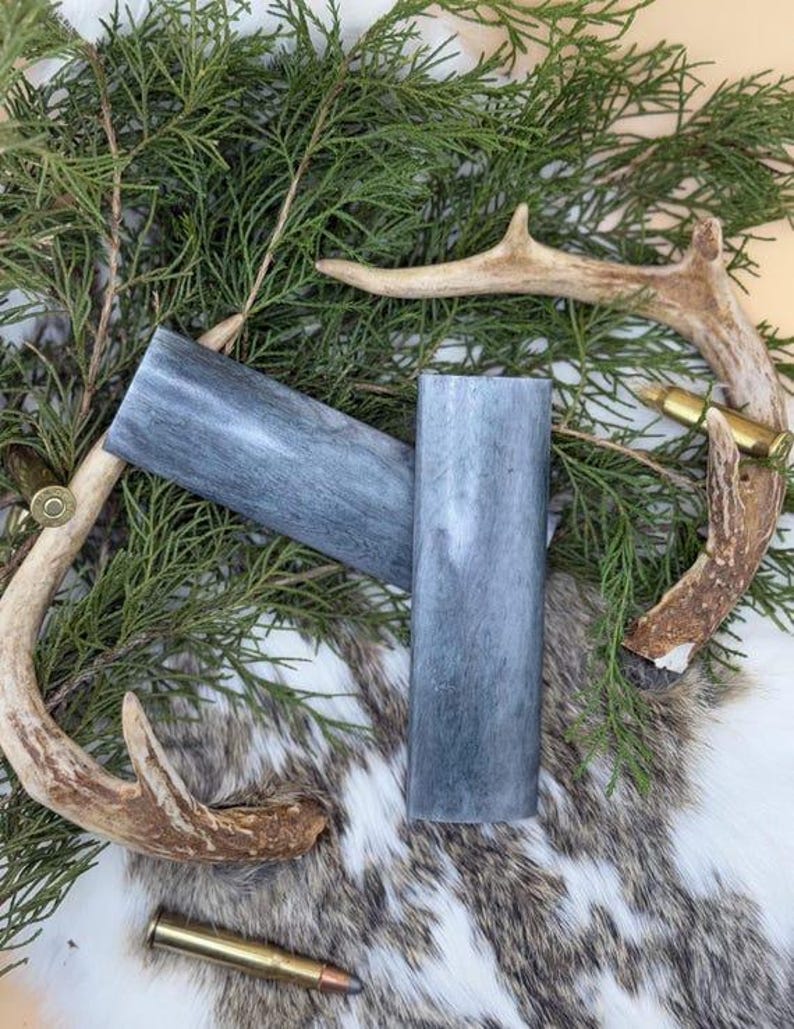 Premium Camel Bone Knife Handle Scale Pair 5x1.5x1/4 High Quality Dyed ...