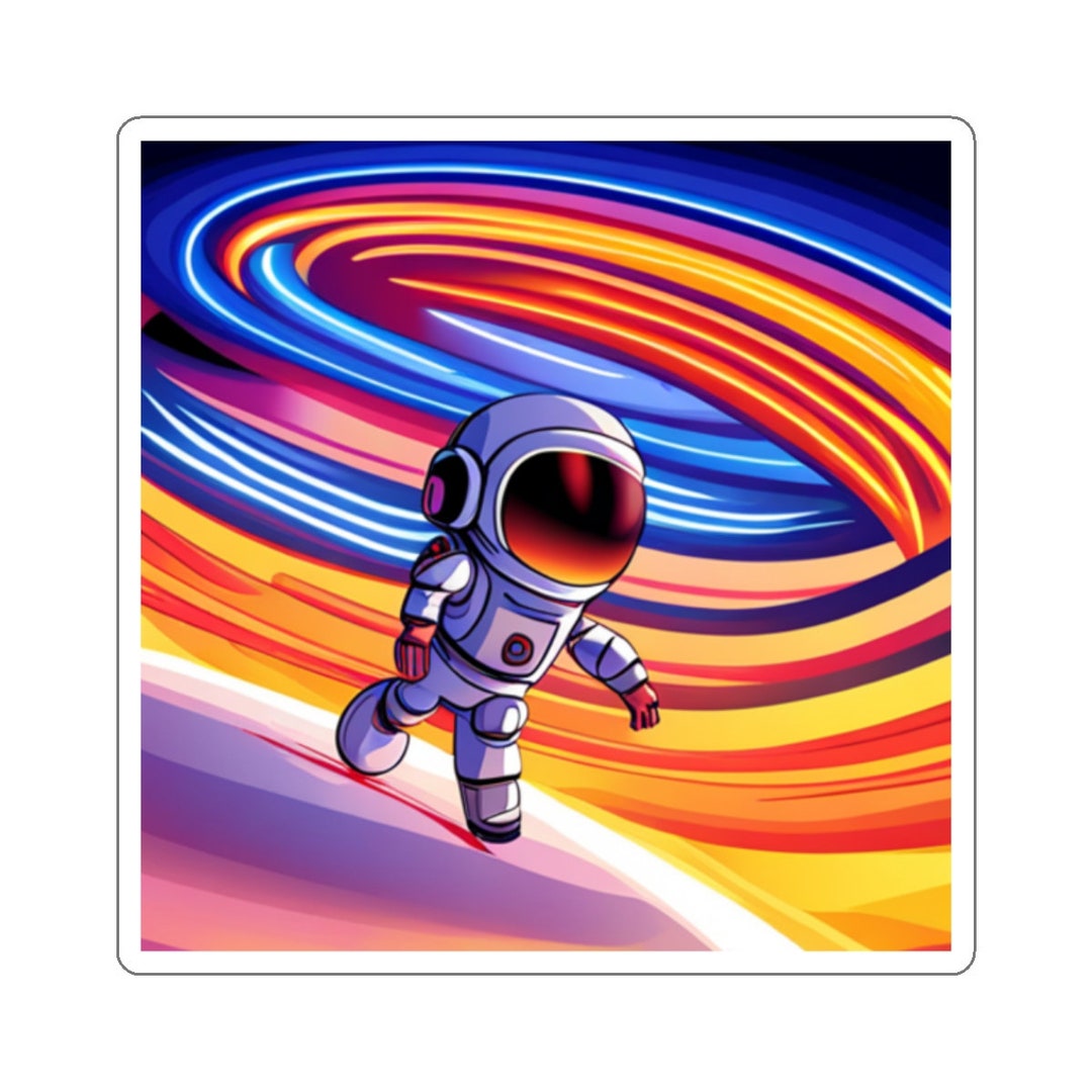 Spaceman Space Cadet Sticker - Etsy