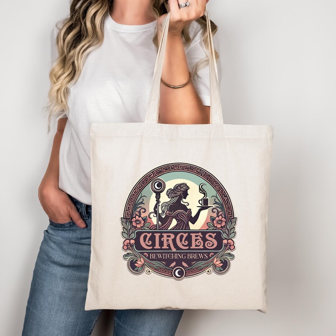 Circe Ancient Greek Goddess Coffee Shop Tote Bag, Odyssey Epic Inspired ...