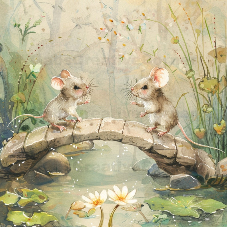 Adventurous Mice Clipart, Digital Download, High Resolution JPG ...