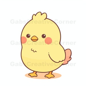 6 Cute Kawaii Farm Animal Clipart, Digital Download, High Resolution ...