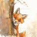 Curious Fox Clipart Bundle, Digital Download, High Resolution JPG ...
