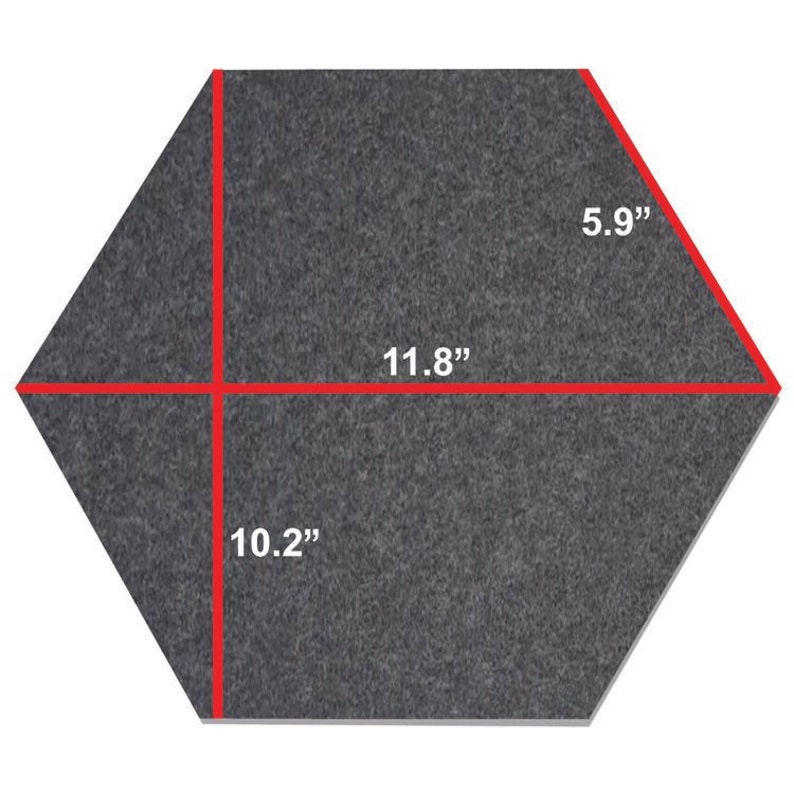 25 Mixed Maroon/black/tan Acoust hex Acoustic Panels - Etsy