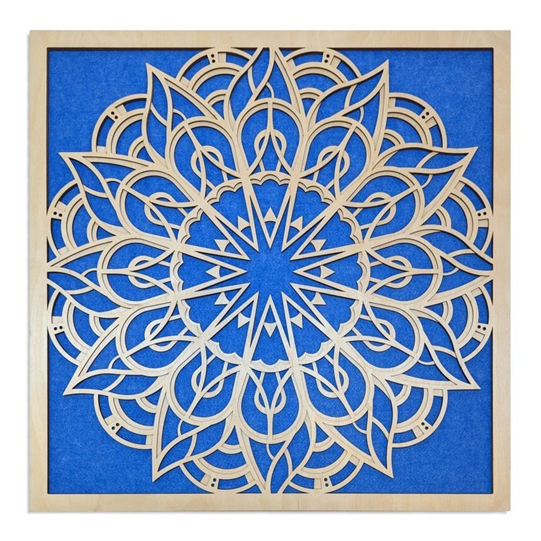 Simply Soundless Commercial Grade Square Medallions 2' X 2' Wood ...