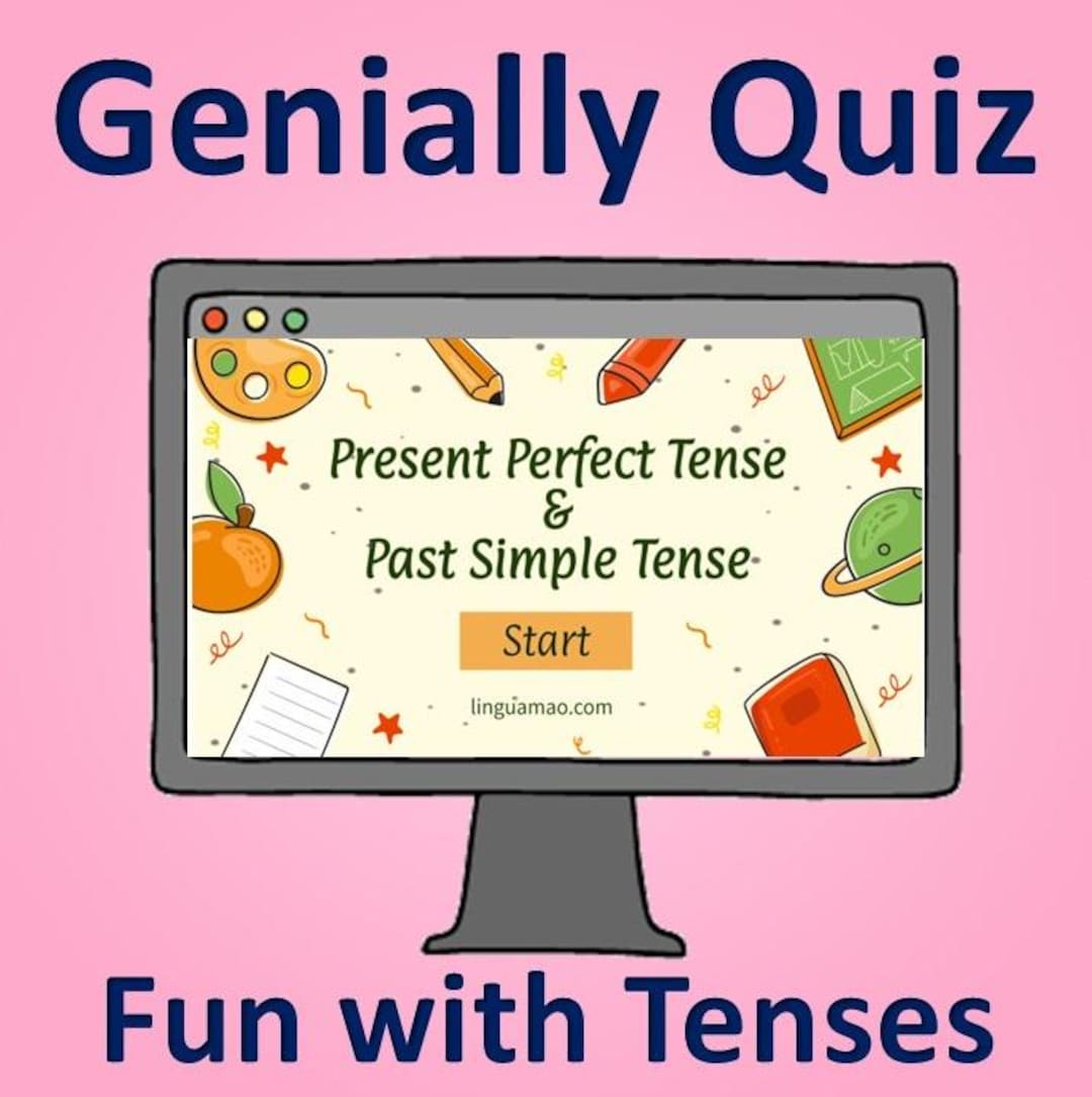 Past Simple and Present Perfect. Interactive Quiz. - Etsy