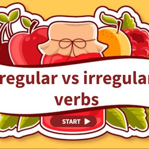 Regular and Irregular Verbs. Interactive Genially Quiz. - Etsy